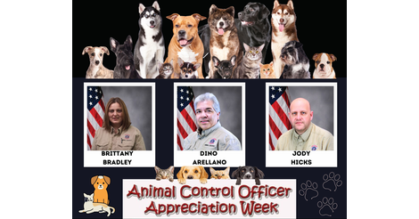 Animal Control Officer Appreciation Week (04/11/2023) - Press Releases ...